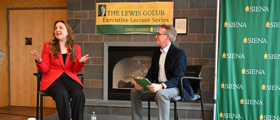 Golub Lecture Focuses on Responsible Use of AI | Siena University